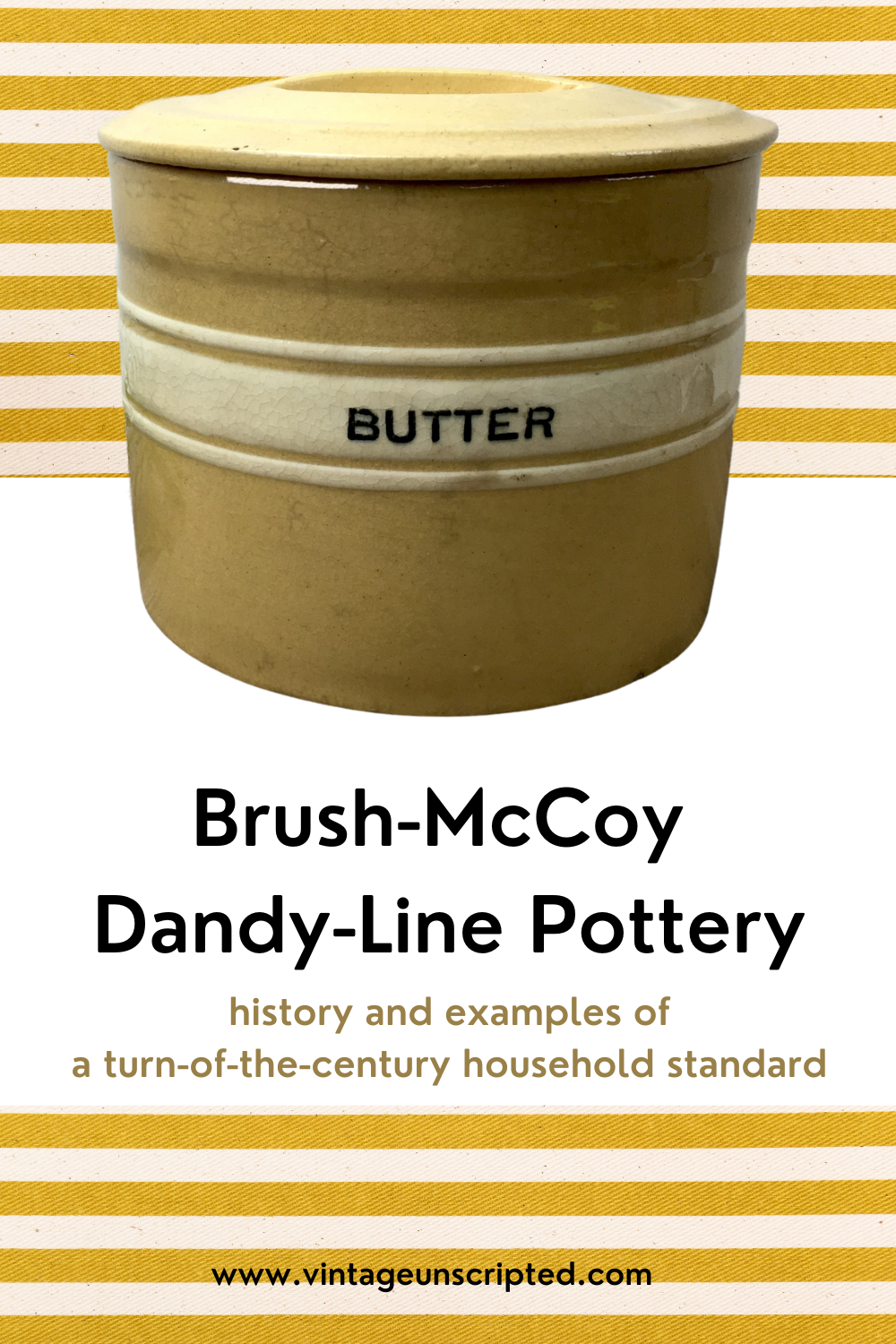 Found Vintage Story: Dandy-Line pottery - Vintage Unscripted