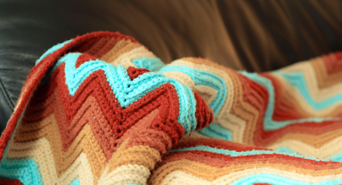 Living with and Loving Vintage Handmade Afghans - Vintage Unscripted