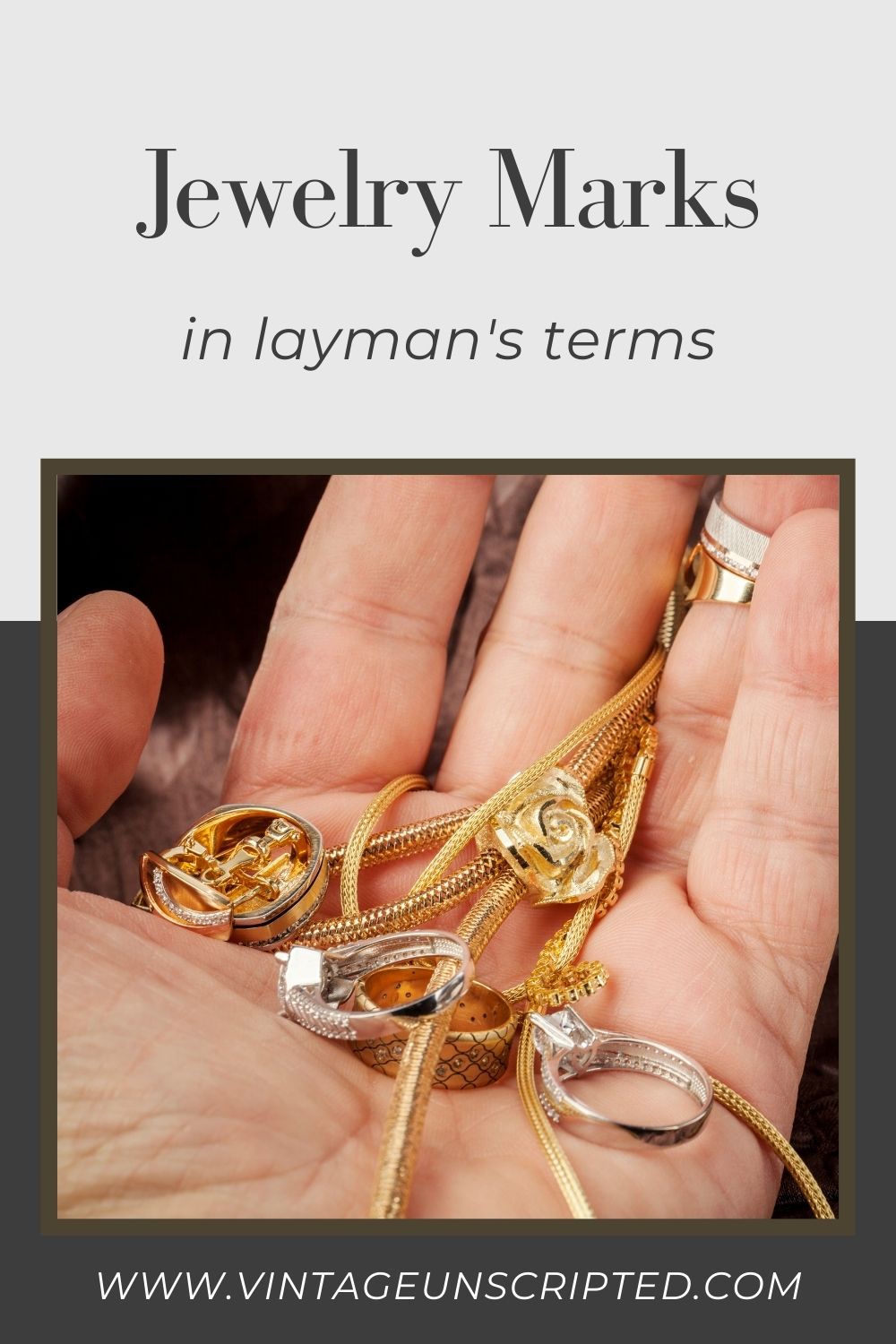 Jewelry Marks in Layman's Terms - Vintage Unscripted