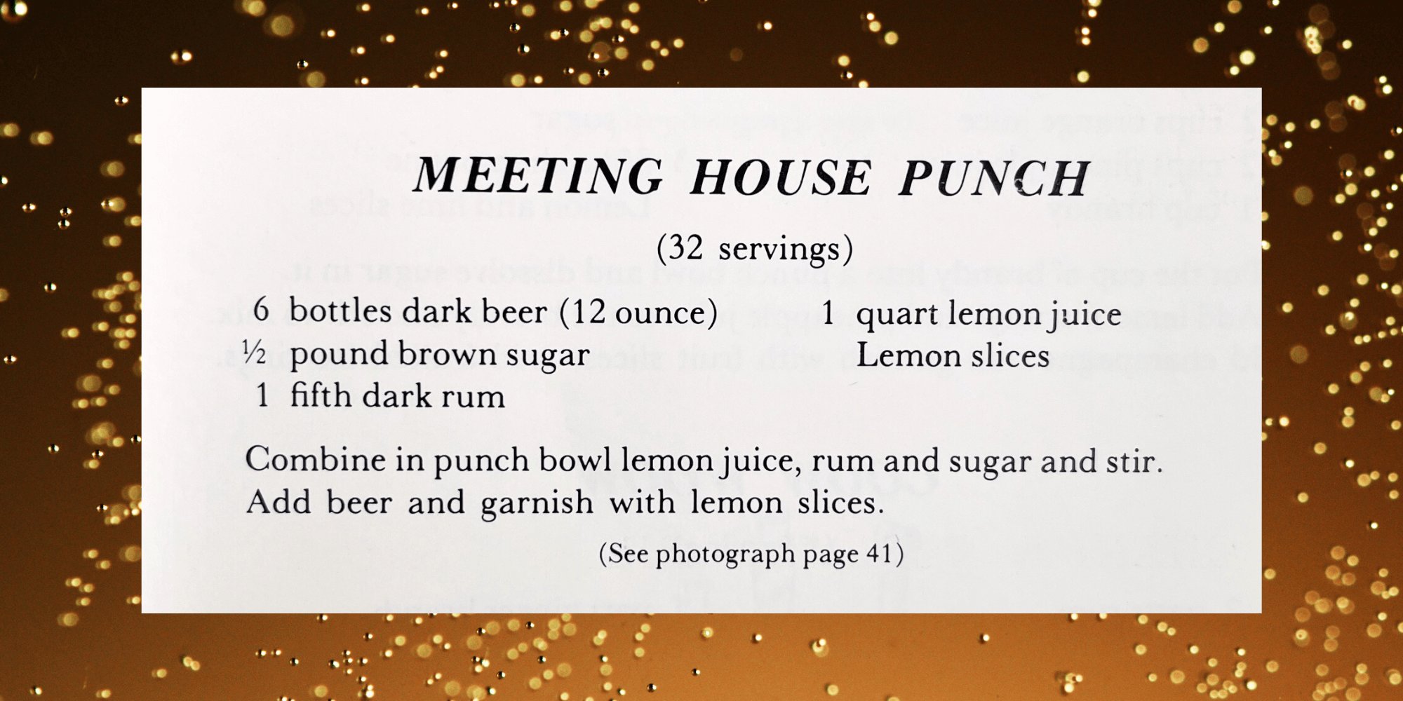 Historic Recipes for Independence Day from the Wayside Inn - Vintage ...