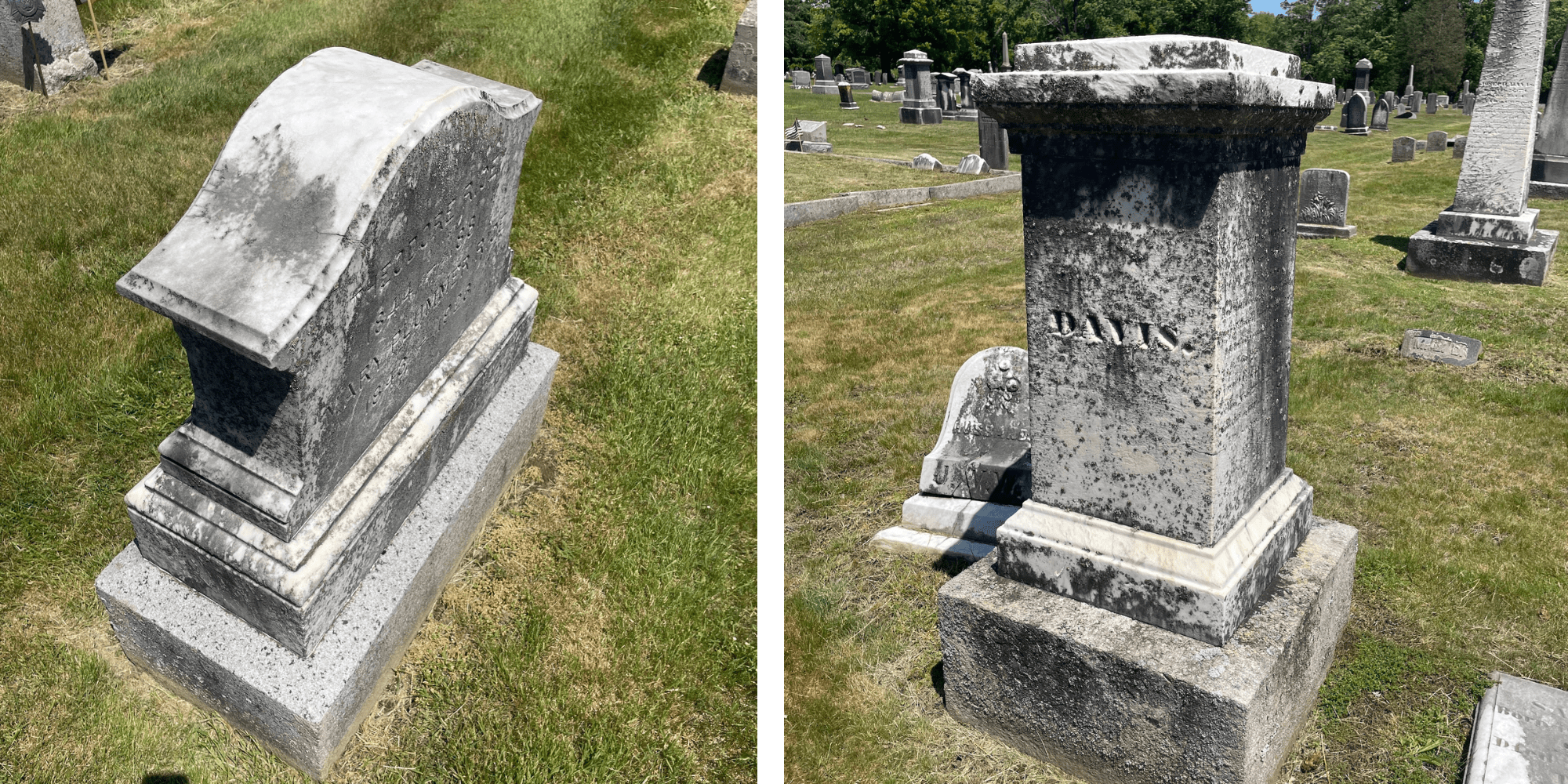 How To Clean A Cemetery Grave Marker - Vintage Unscripted