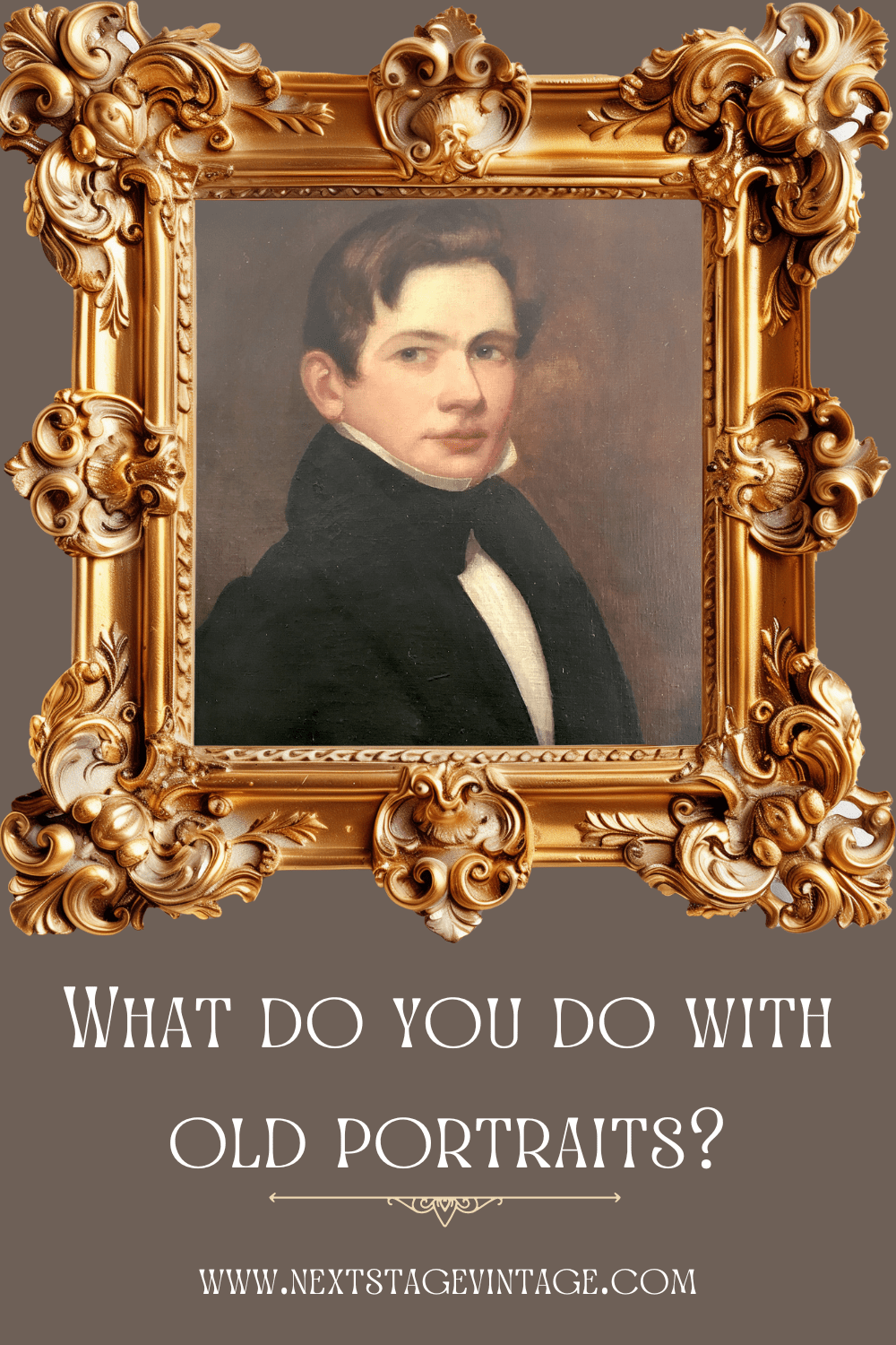 What Do You Do With Old Portraits? - Vintage Unscripted