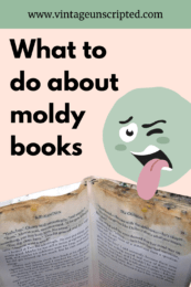 What To Do About Moldy Books - Vintage Unscripted